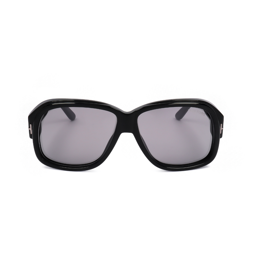 Tom Ford Sunglasses Black Lyle Grey Square Large