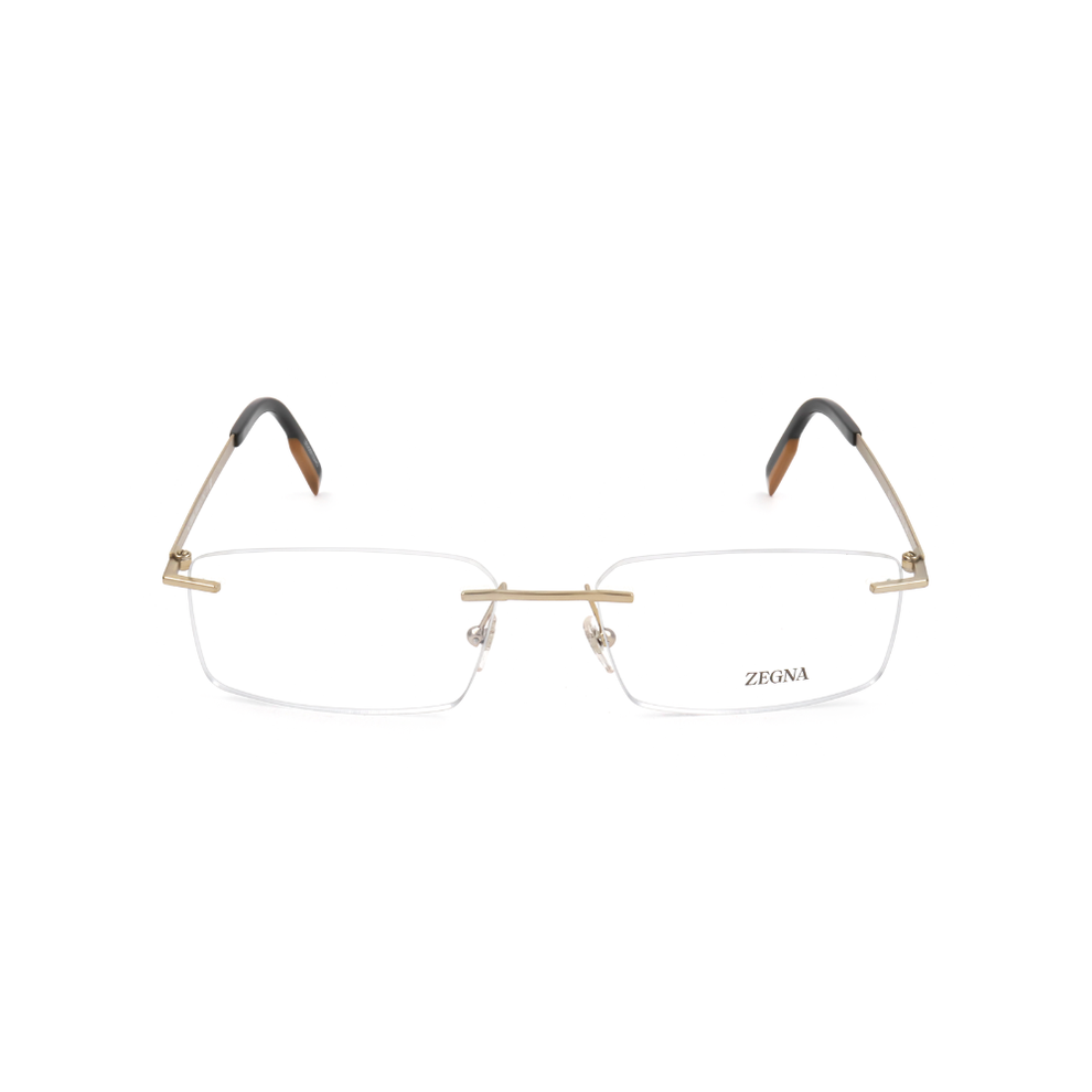Zegna Rimless Eyeglasses EZ5219 038 Bronze/Havana